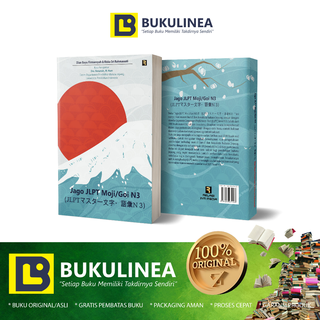 Jual Buku Jago JLPT Moji/Goi N3 - Dian Bayu Firmansyah & Riska Sri Rahmawati | Shopee Indonesia