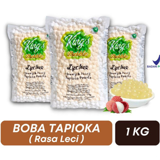Jual Topping Boba Tapioka Pearl Leci 1 kg / Bubble Boba Rasa / Boba ...