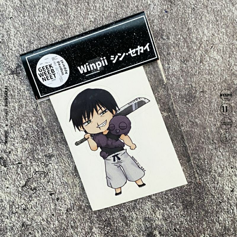 Jual Stiker / Sticker Toji Fushiguro Anime Jujutsu Kaisen | Shopee ...