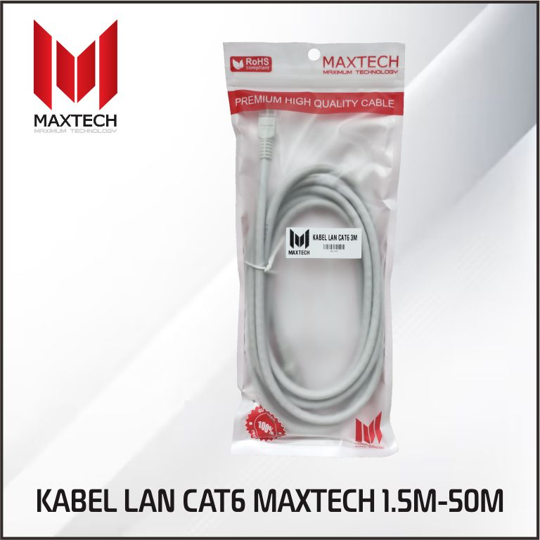 Jual CAT6 3M Kabel LAN 3Meter Cable Cat 6 UTP 3 Meter Siap Pakai | Shopee Indonesia