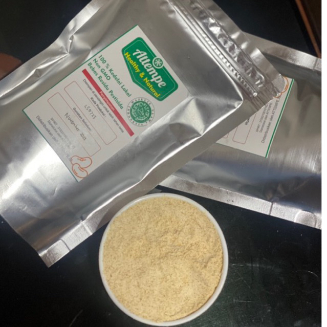 Jual ATTEMPE Tepung Tempe Organik Non-GMO 200 gram Gluten Free untuk ...