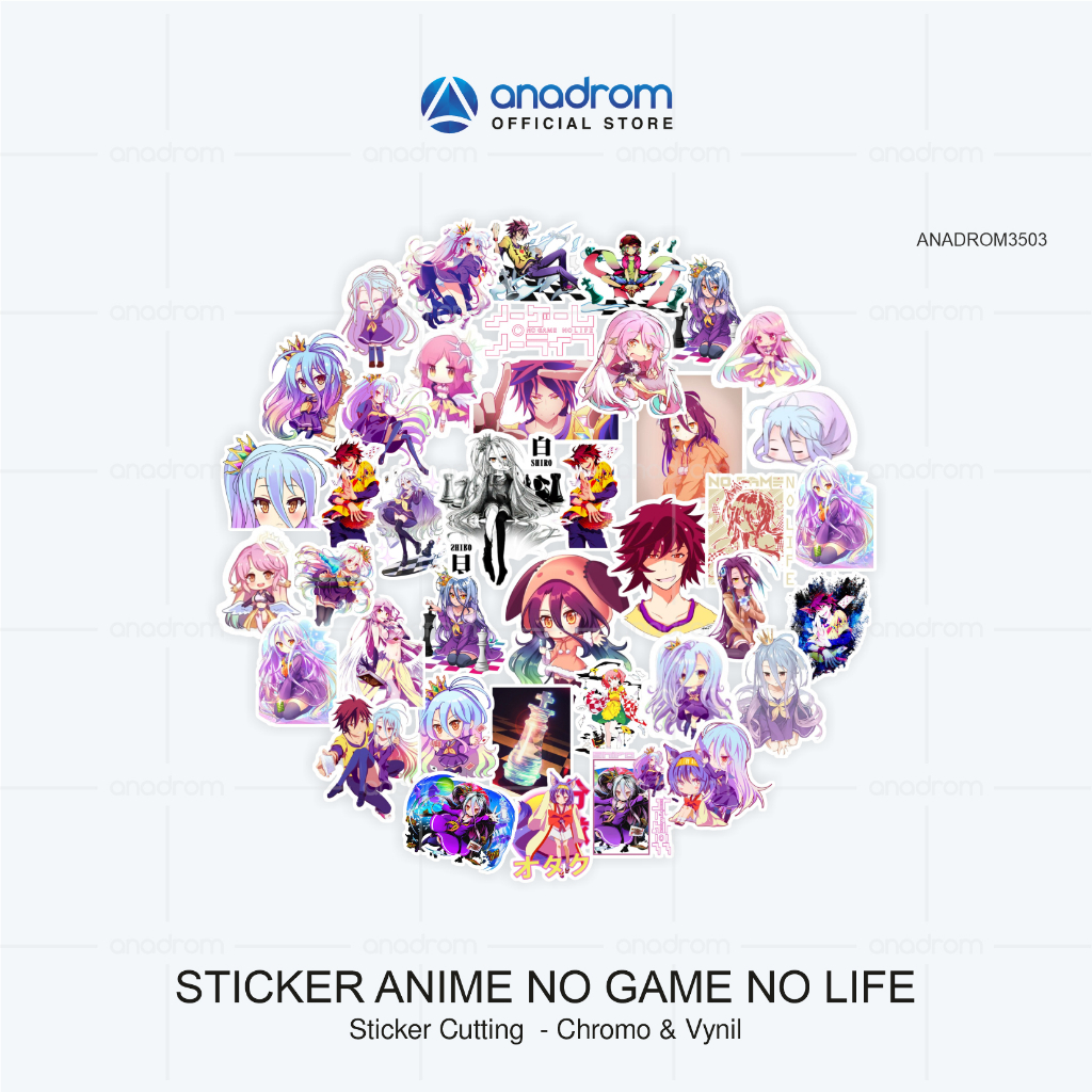 Jual Sticker Anime No Game No Life | Sticker Anime & Aesthetic ...
