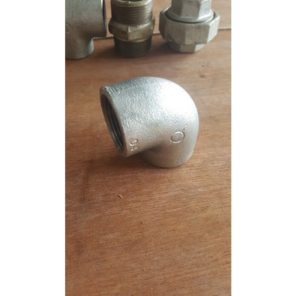 Jual Elbow / knee Galvanis 2 inch / keni drat ( 90 derajat ) | Shopee Indonesia