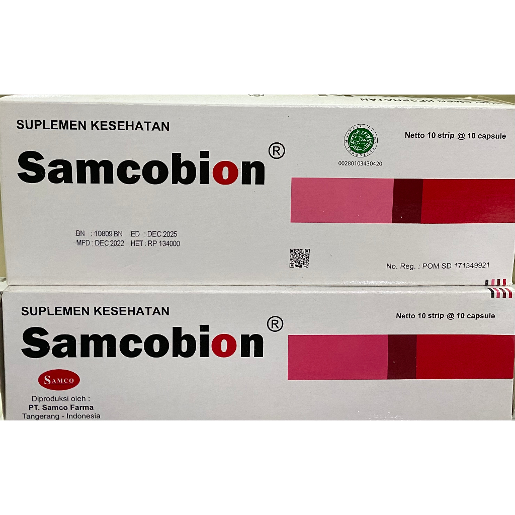 Jual SAMCOBION BOX 100 TABLET | Shopee Indonesia