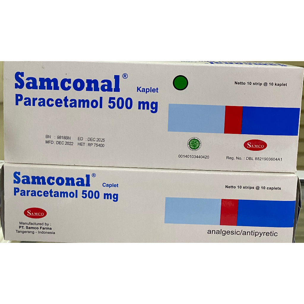 Jual SAMCONAL 500 MG BOX 100 KAPLET | Shopee Indonesia