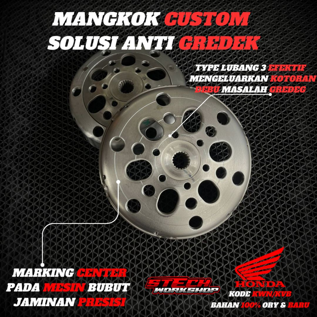 Jual MANGKOK KAMPAS GANDA CUSTOM MANGKOK CARTEL VARIO 150-125 - PCX 150 ...