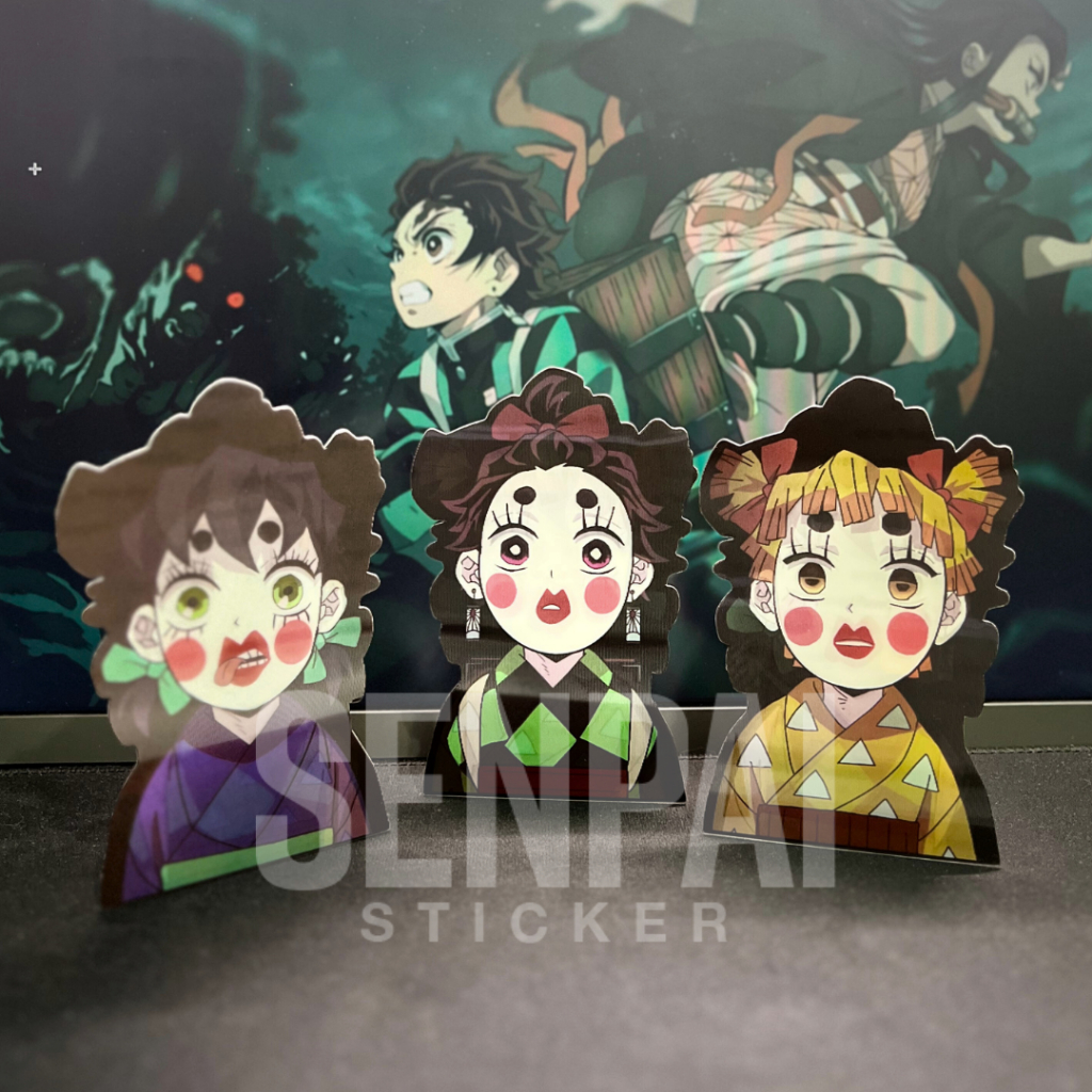 Jual Demon Slayer SENPAI STICKER Stiker Anime 3D TER MURAH Kimetsu no ...