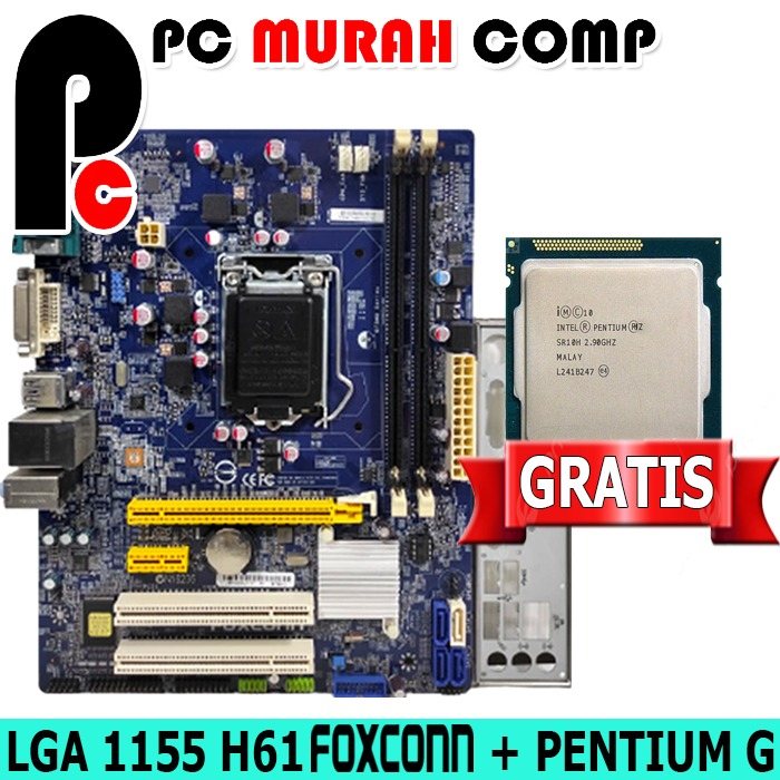 Jual MOBO Intel LGA 1155 H61 ONBOARD FOXCONN | Shopee Indonesia