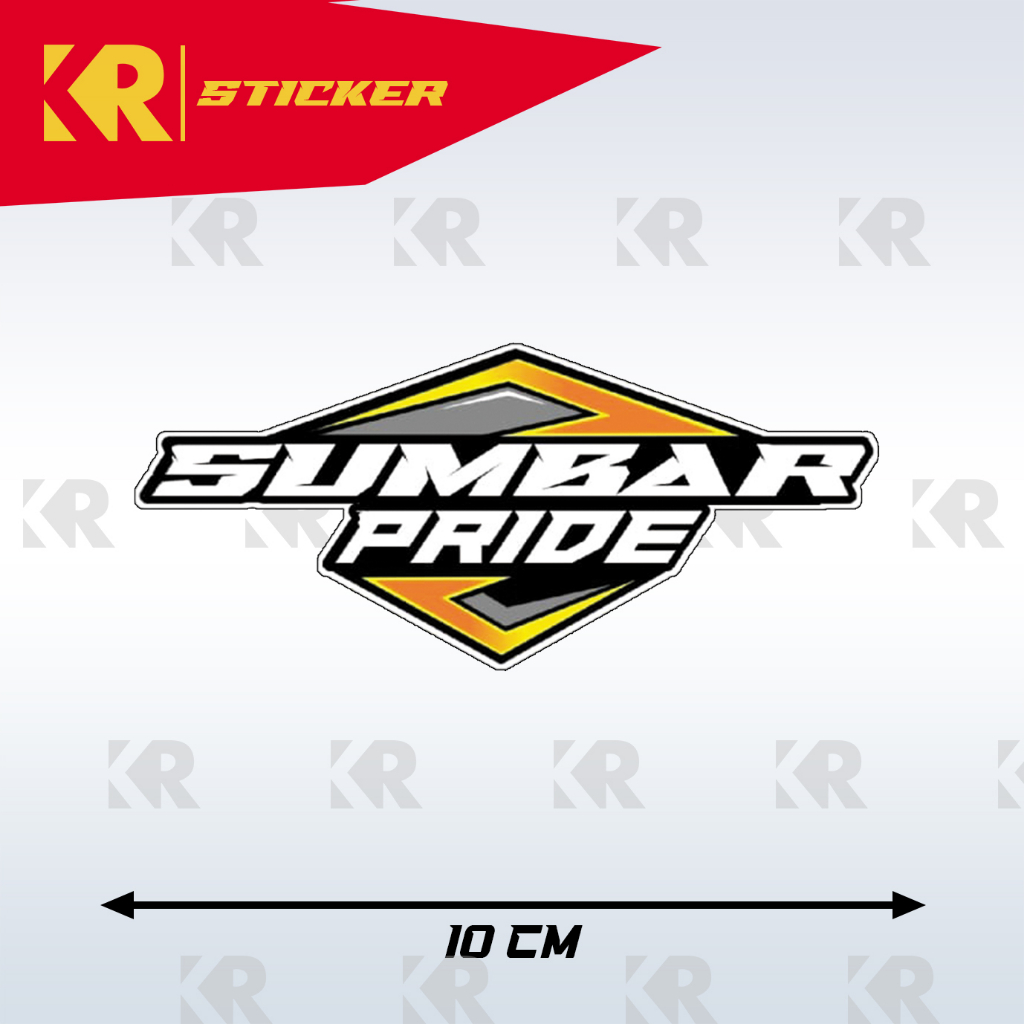 Jual Stiker SUMBAR PRIDE Sticker Racing | KR STICKER | Shopee Indonesia