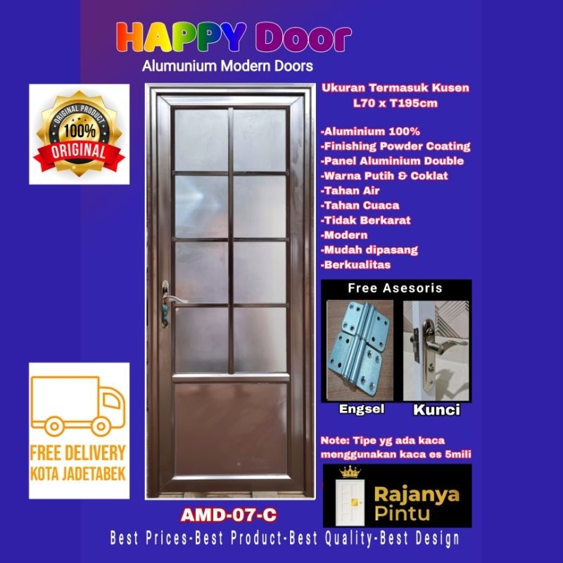 Jual Pintu aluminium happy door AMD 07 | Shopee Indonesia