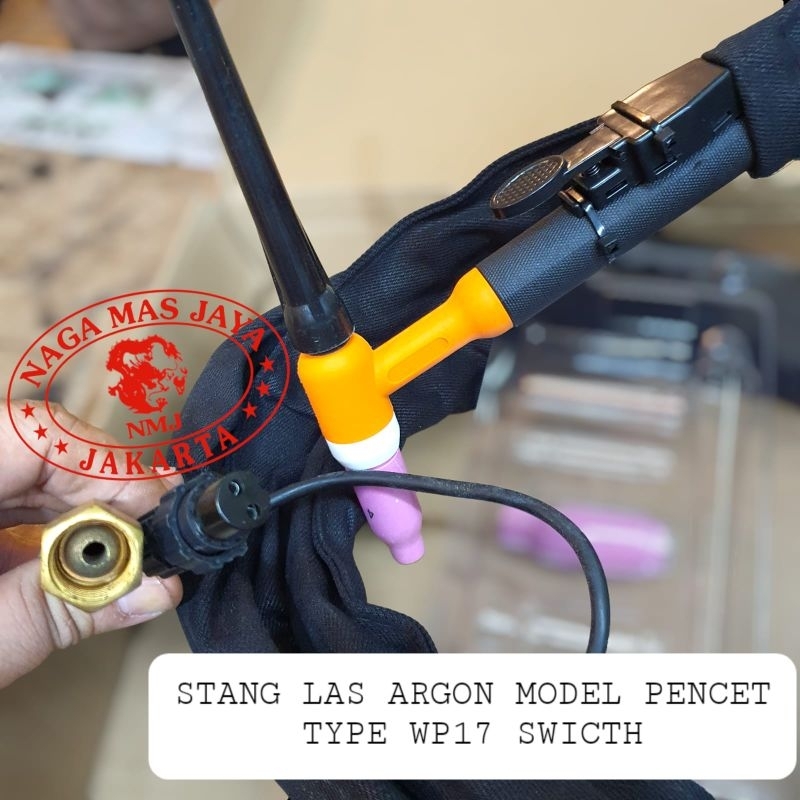 Jual STANG LAS ARGON WP17 SWITCH / STANG LAS ARGON TIG WP 17 MODEL ...