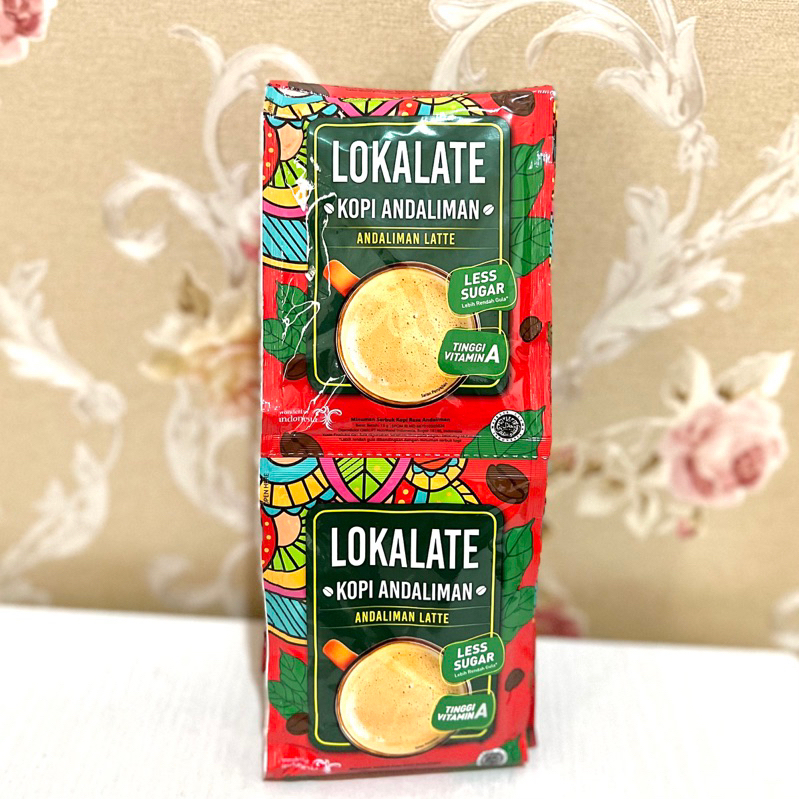 Jual LOKALATE KOPI ANDALIMAN 10 Sachet - ANDALIMAN LATTE KOPI SACHET ...