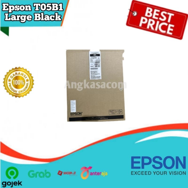 Jual Tinta Epson T05B T05B1 Black Large Original Cartridge (Printer WF ...