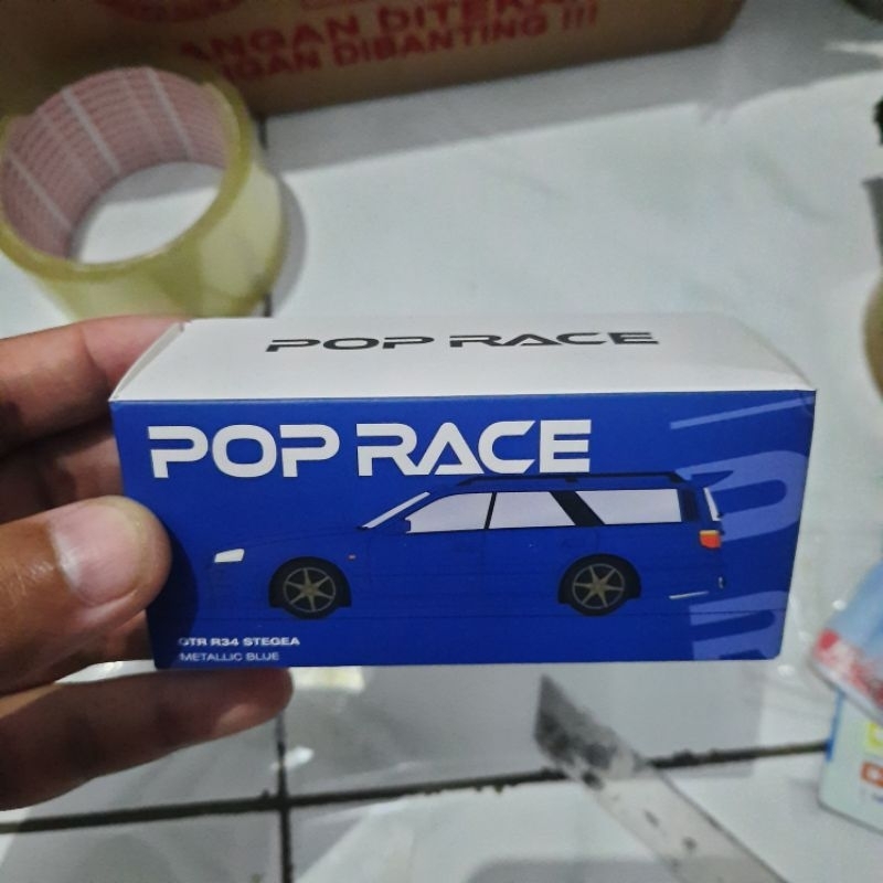 Jual PopRace Pop Race Nissan Skyline GTR GT-R R34 Stagea Wagon not zoom street weapon mini gt ...