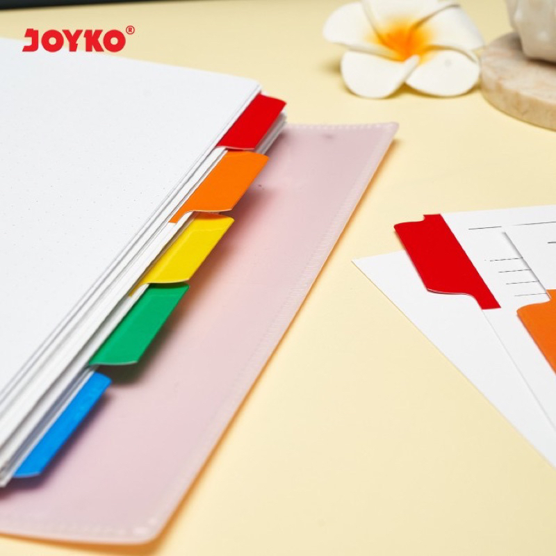 Jual PEMBATAS LOOSE LEAF JOYKO A5 dan B5 | COLOR INDEX DIVIDERS ...