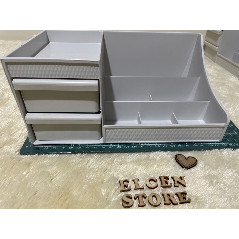 Jual Rak DOMI tempat kosmetik putih tempat makeup storage tempat ...