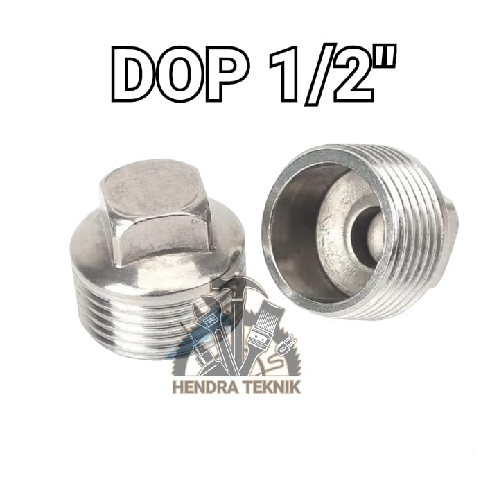 Jual Plug 1/2" stainless steel penutup drat luar monel tutup pipa pluk ...