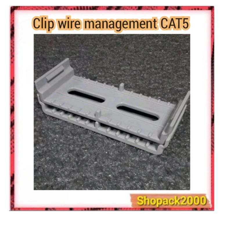 Jual Cable MANAGEMENT Clip Wire Cat 5 | Shopee Indonesia