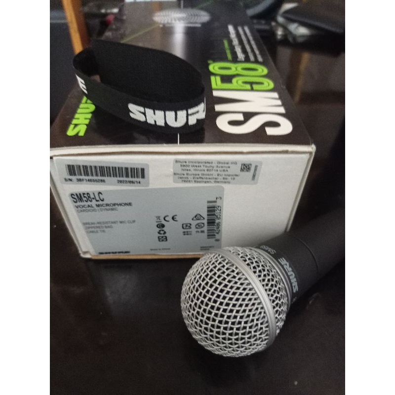 Jual Mic Shure SM58 Original Legendary Vokal Microphone Dynamic ...