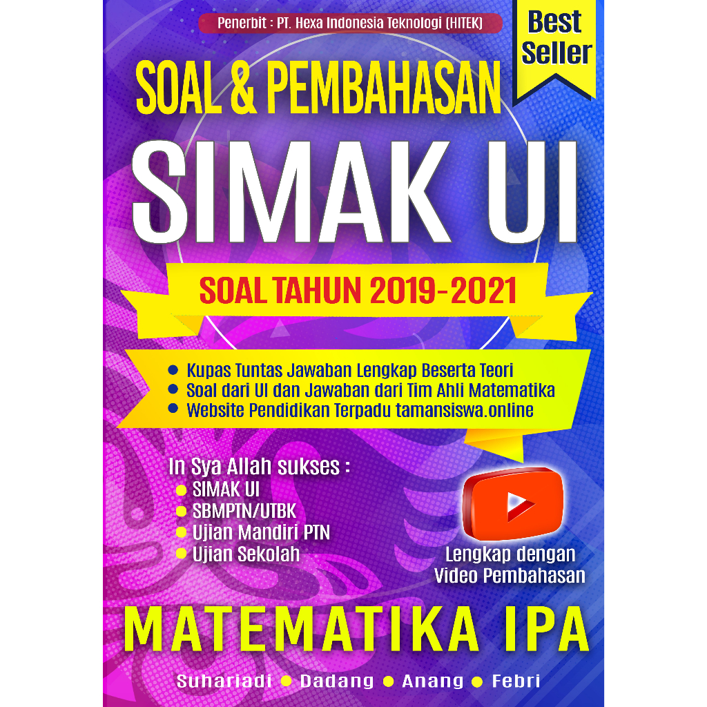 Jual Buku Soal dan Pembahasan SIMAK UI Matematika IPA | Shopee Indonesia