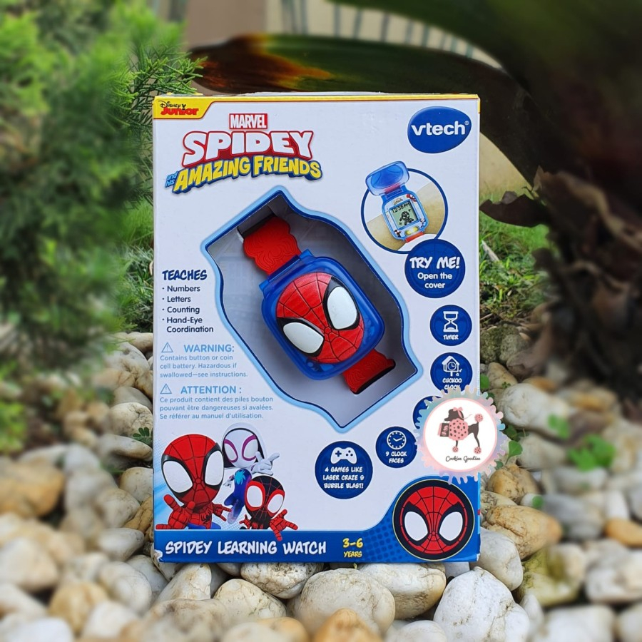 Jual VTech Spidey and His Amazing Friends Spidey Learning Watch | Shopee Indonesia