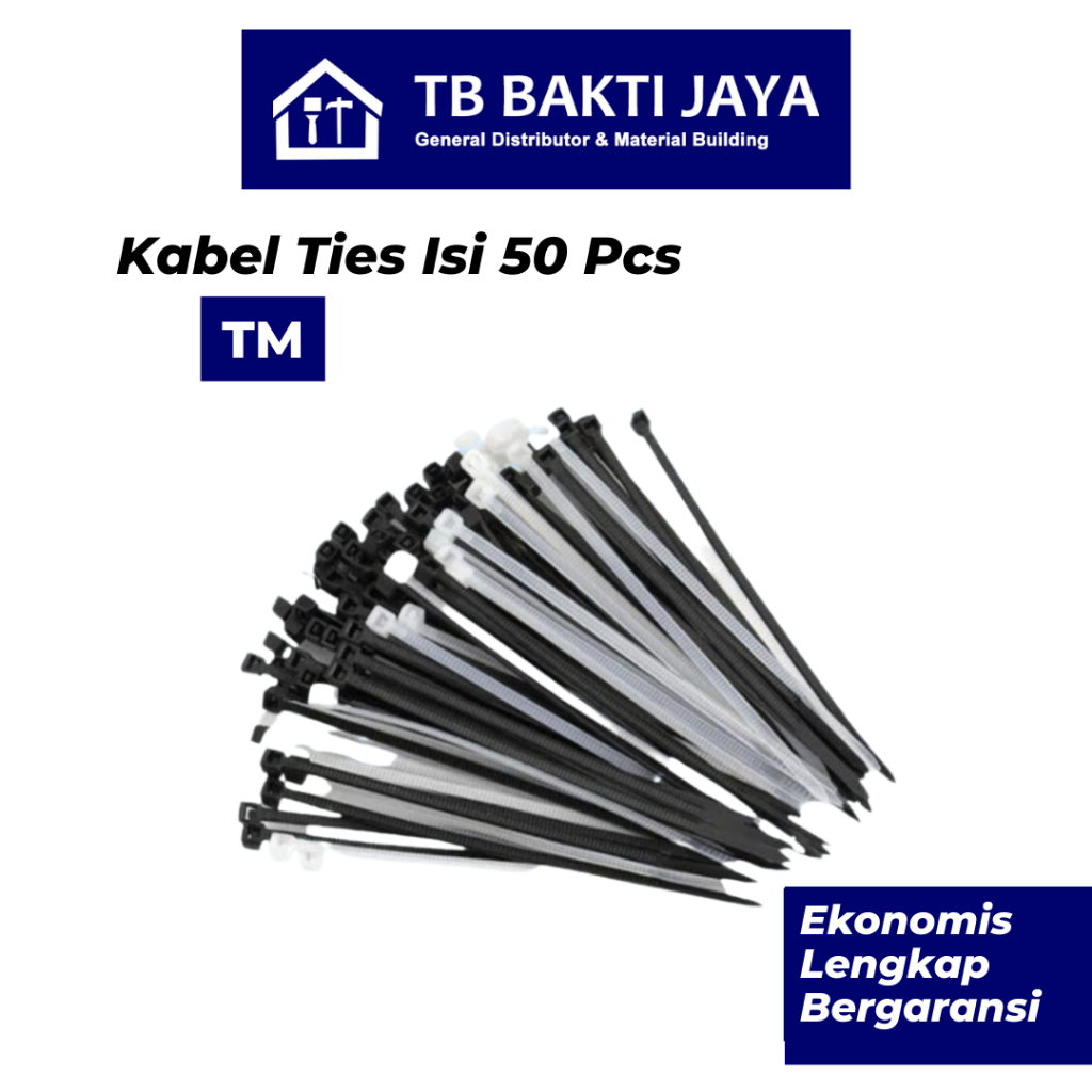 Jual Kabel Ties / Tali Ties / Kabel Tis Isi 50 Pcs | Shopee Indonesia