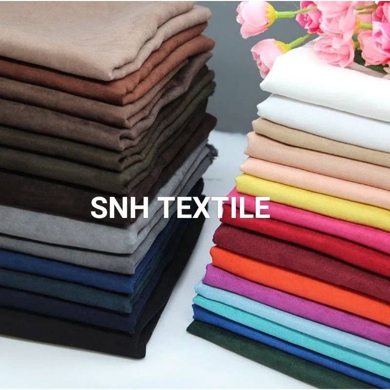 Jual Kain Suede/Bahan Suede Import per yard/Bahan Sarung Bantal Sofa ...
