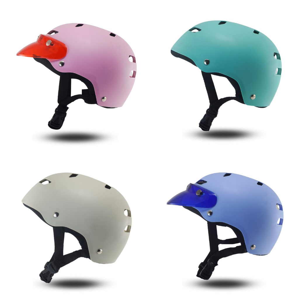 Jual Helm Sepeda Listrik Wanita Dewasa Warna pastel Terbaru Kekinian ...