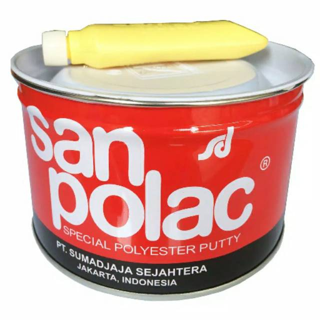 Jual Dempul Sanpolac 250 gram & 1 kg Sanpolak Mobil Motor Sampolak ...