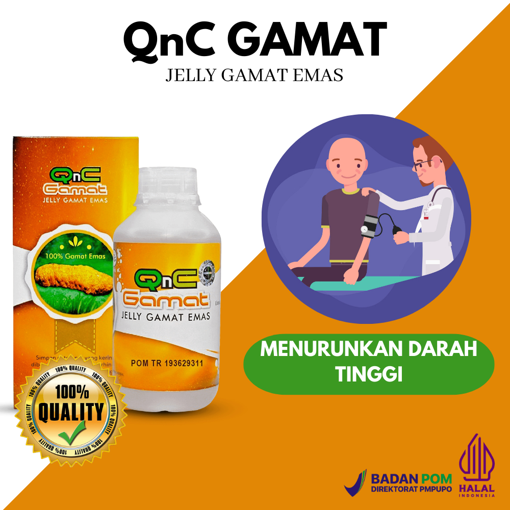 Jual QnC Gamat Emas Obat Turunkan Darah Tinggi, Obat Hipertensi, Obat ...