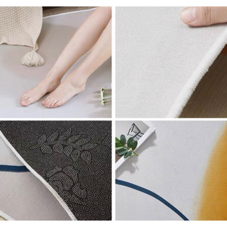 Jual UM020 Karpet Bulat Motif Anti Slip Diameter 100Cm/Karpet Bulat ...