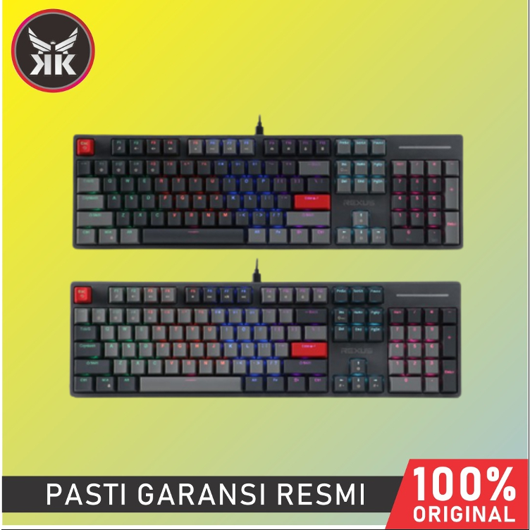 Jual KEYBOARD REXUS HEROIC KX5 MECHA GAMING FULL SIZE RGB | Shopee Indonesia