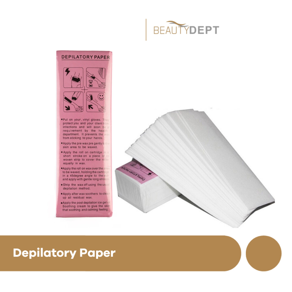 Jual Kertas waxing / tissu wax / strip wax / depilatory paper (100 pcs ...