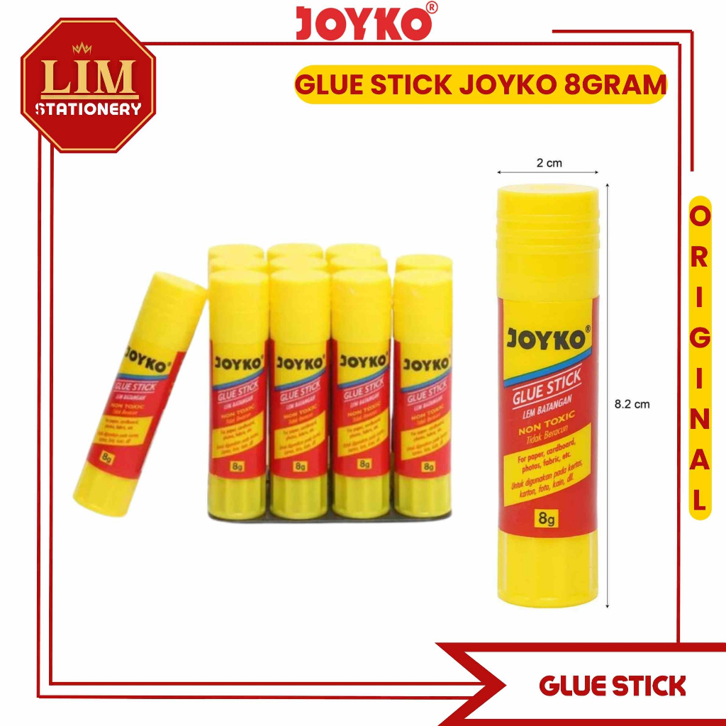 Jual JOYKO LEM STICK / GLUE STICK 8GRAM (PACK) | Shopee Indonesia