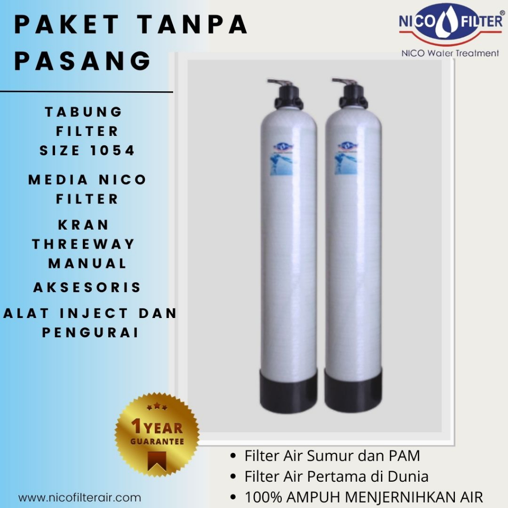 Jual Nico Filter | Filter Air Sumur & PAM dengan pemasangan | Manual ...