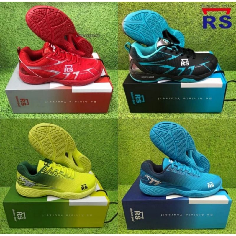 Jual Sepatu Badminton RS Rosobin 15 16 17 18 New Original | Shopee ...