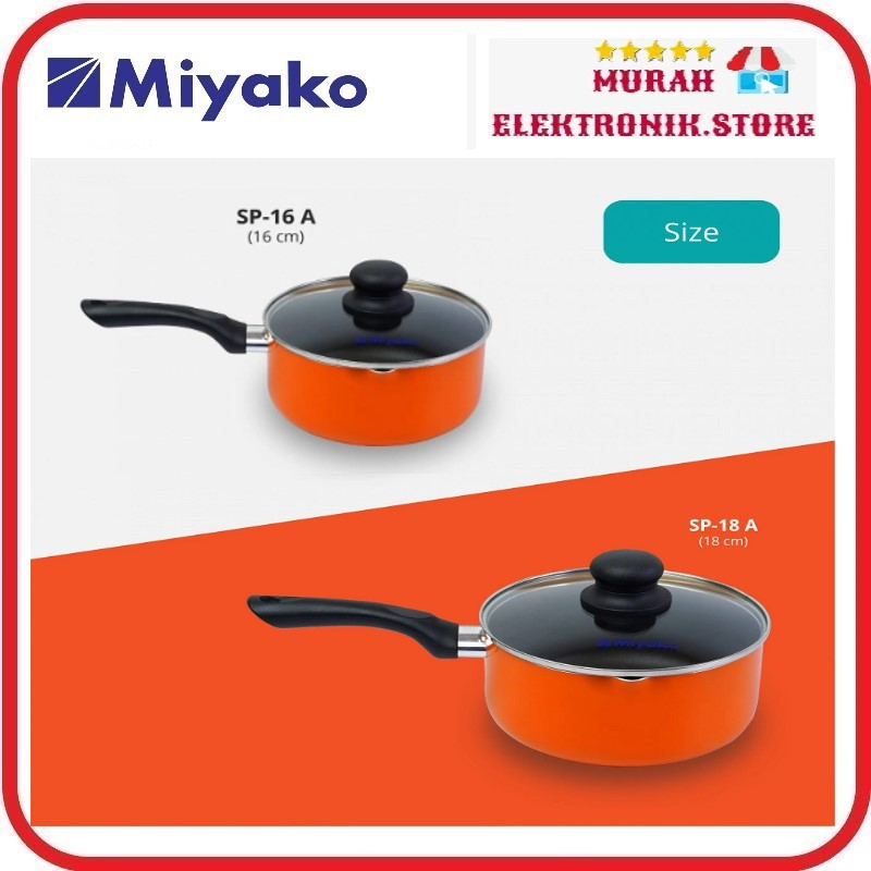 Jual Cookware Panci Sauce Pan Miyako 16CM & 18CM | Shopee Indonesia