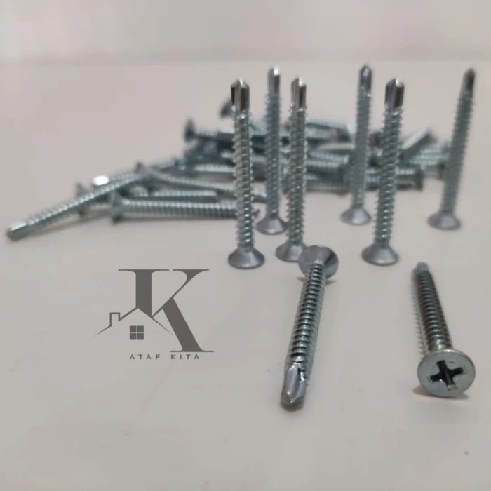 Jual Skrup Lisplank Rangka Baja 3,8 cm / Skrup Fibersemen | Shopee ...