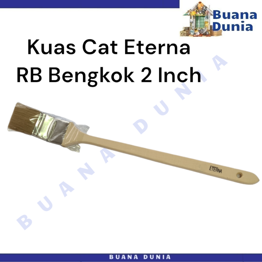 Jual Kuas Cat Eterna RB Bengkok 2 Inch | Kuas Cat Gagang Panjang (1PC ...