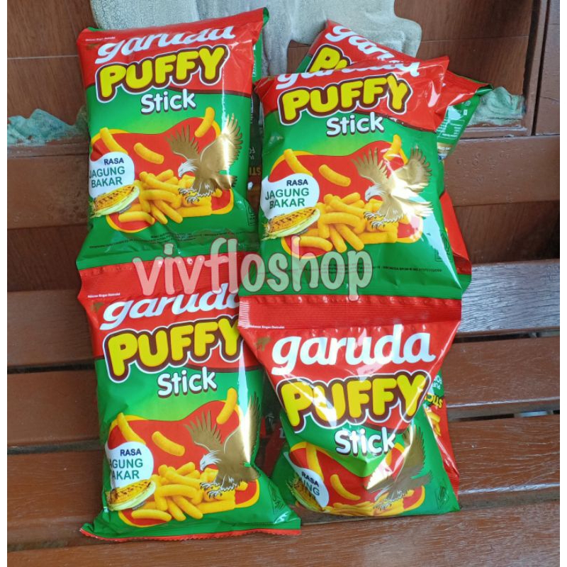 Jual Snack Garuda Puffy Stick (renceng isi 10) | Shopee Indonesia