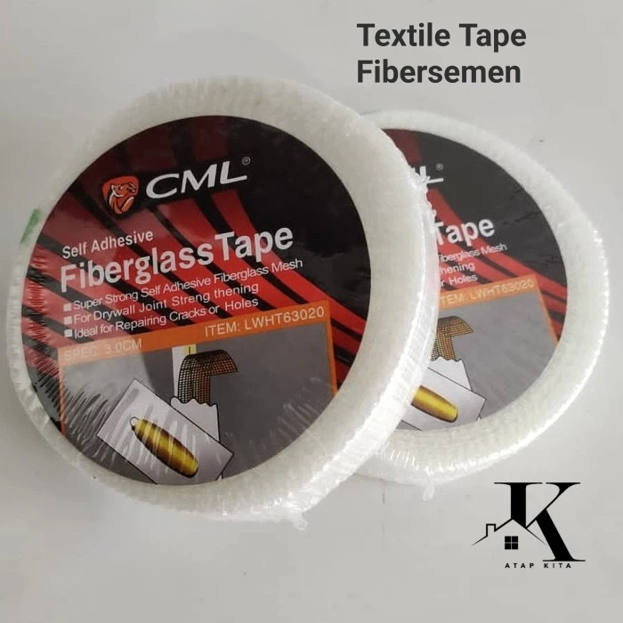 Jual Kain Kasa Grc 3cm / Kain Kasa Lem Grc / Lakban Grc / Plakban Kalsi ...