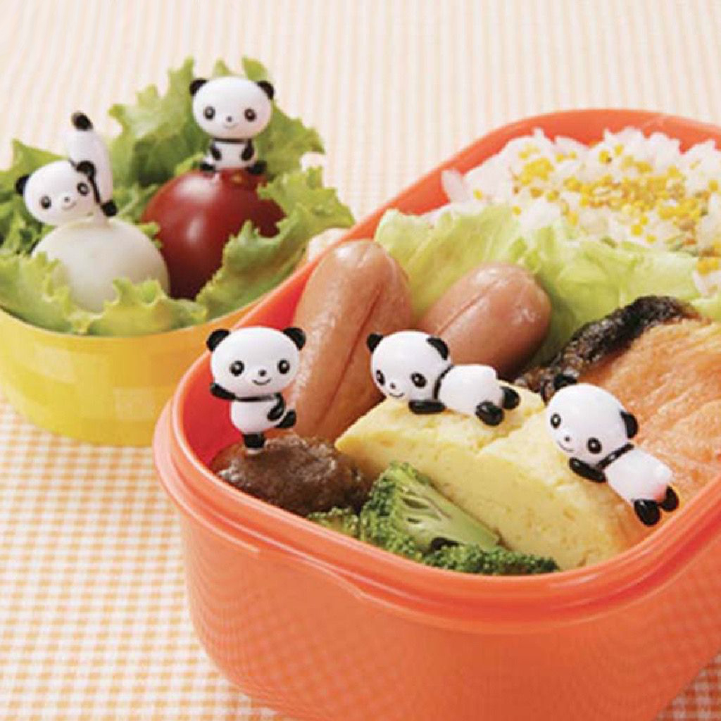 Jual 2 Pcs Garpu Lucu Bekal Bento Anak Sekolah Tusuk Bento Panda ...