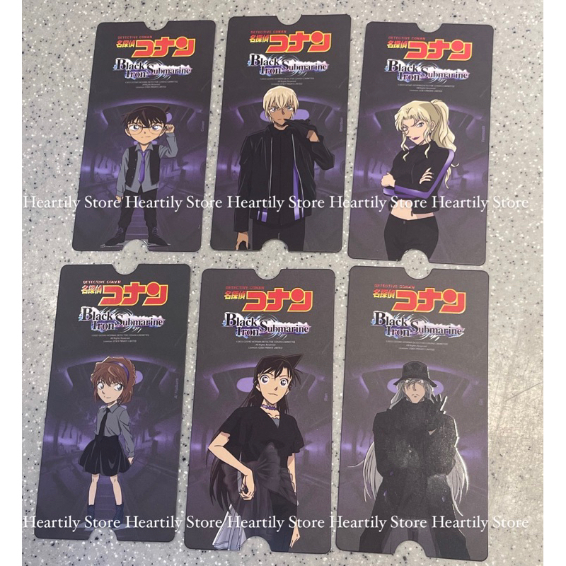 Jual [ READY JKT SIAP KIRIM ] COLLECTIBLE TICKET Detective Conan: Black ...