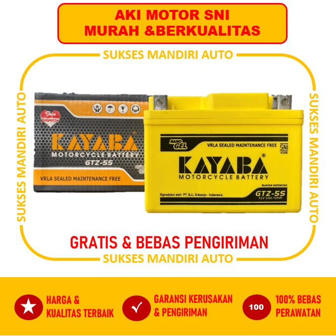 Jual Aki Motor Honda New Mega Pro, Karisma SNI Kering MF Kyb | Shopee ...