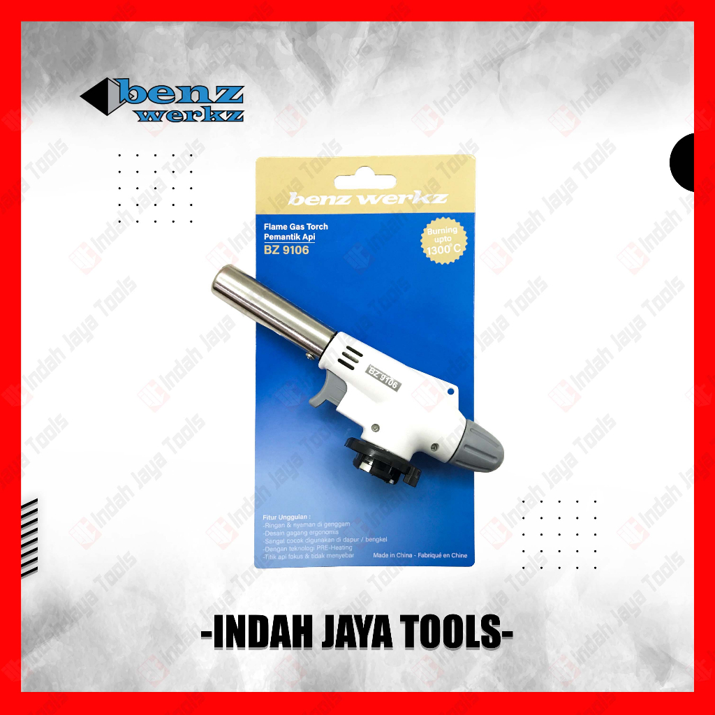 Jual BENZ BZ-9106 Gas Torch - Alat Pemantik Api Las Bakar Mini Flame ...