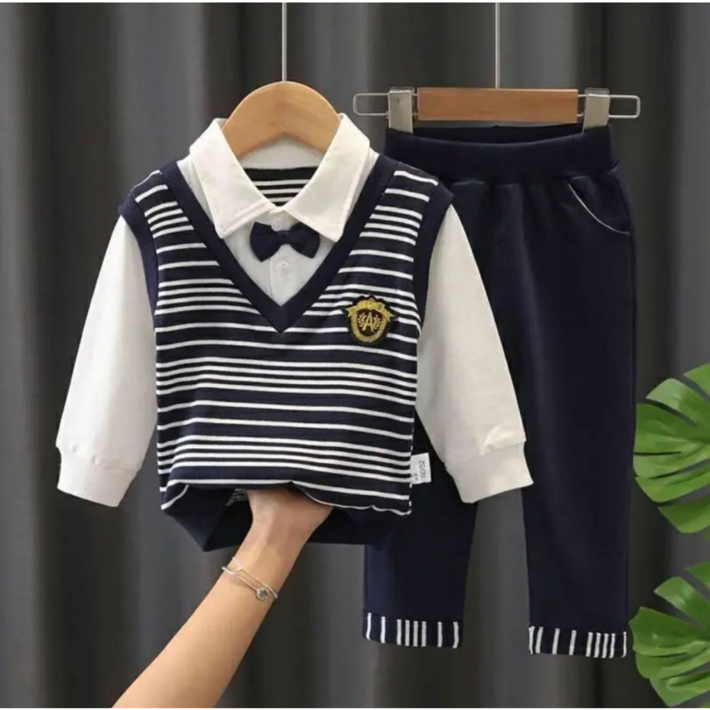 Jual SETELAN SWEATER ROMPI ANAK LAKI LAKI DAN PEREMPUAN SETELAN ANAK ...