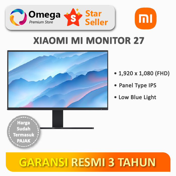 Jual Xiaomi Mi 27'' Desktop Monitor | Shopee Indonesia