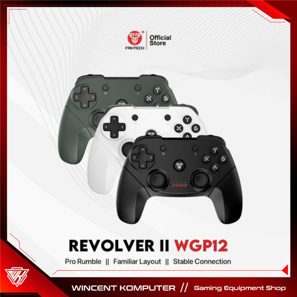 Jual Gamepad Gaming Fantech Wirelles REV II WGP-12 | Shopee Indonesia