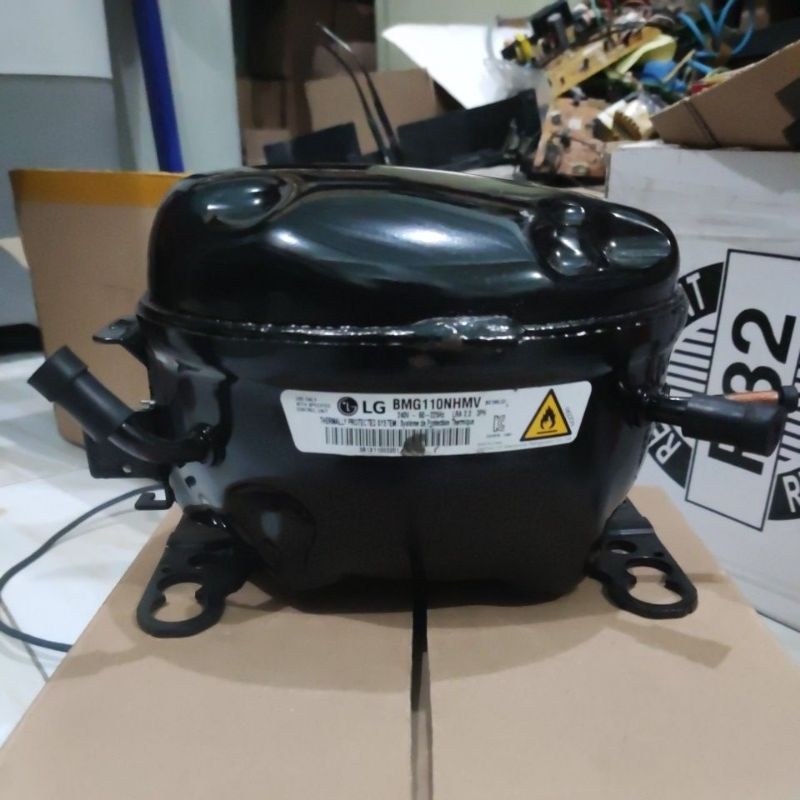 Jual (BARU) kompresor freezer inverter 1/3 LG R600a Original | Shopee ...