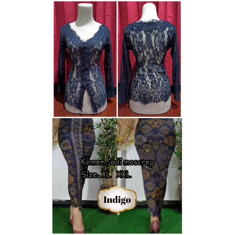 Jual 1 set kebaya dan kamen | Shopee Indonesia